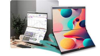 Geminos Stacked Dual Monitor with Stand – Storming Gravity