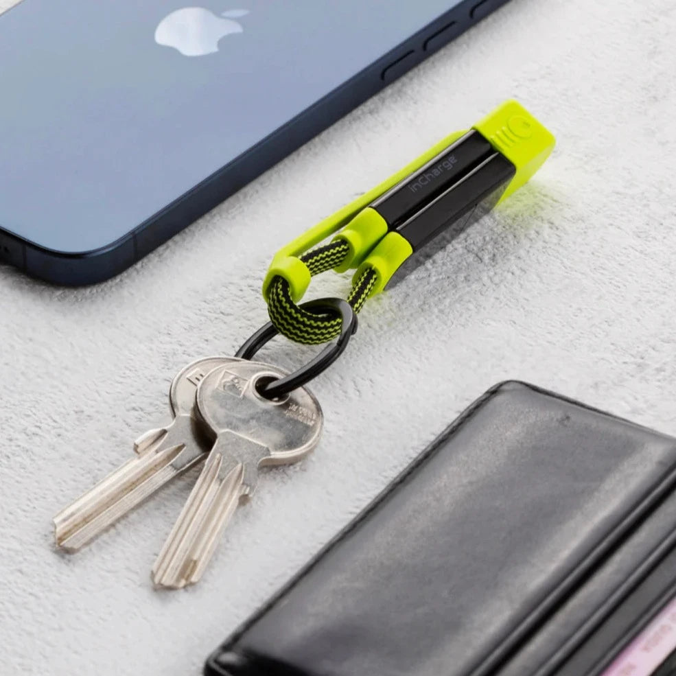 inCharge® XL Pocket - 100W, 6-in-1 keyring cable