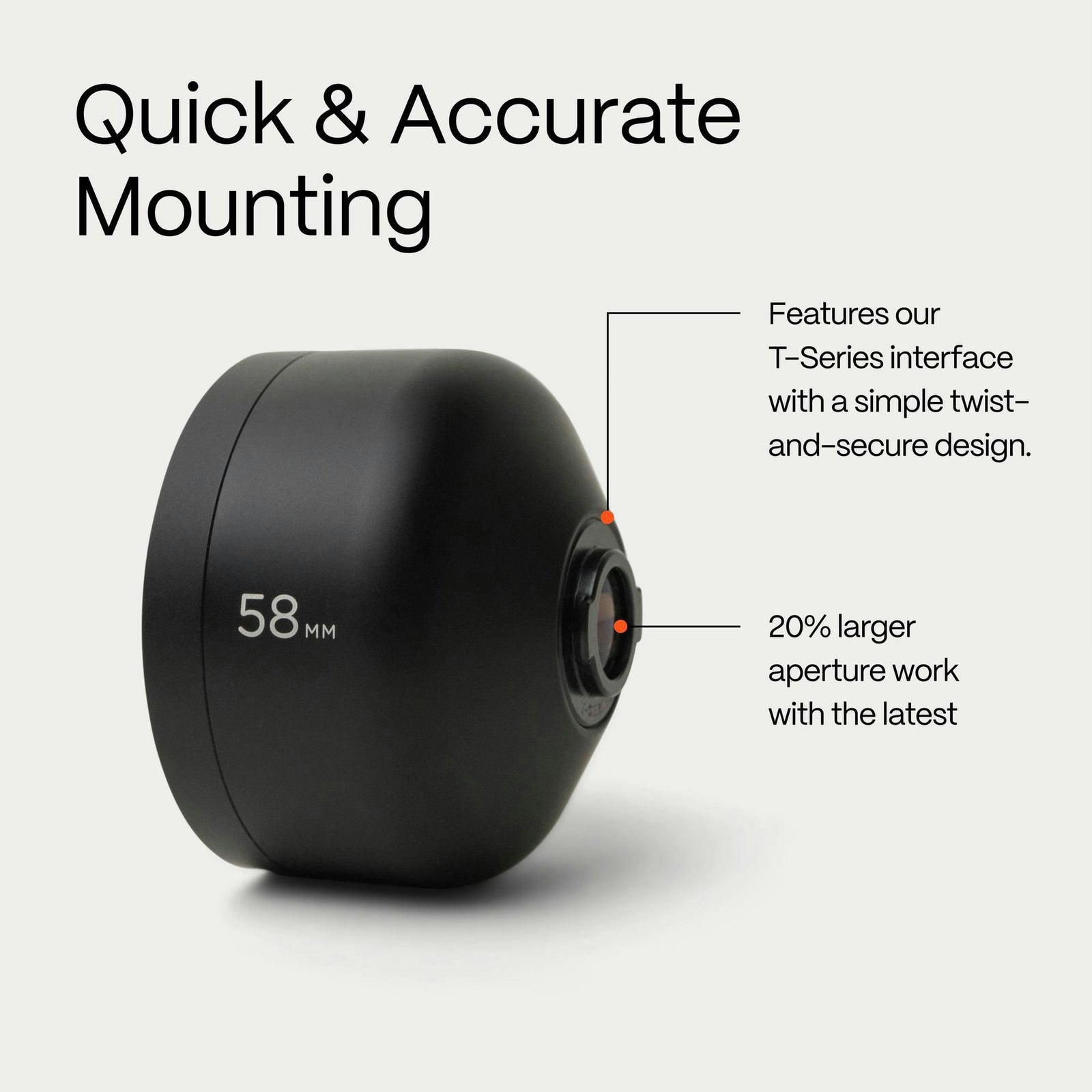 58mm Tele Mobile Lens | T-Series – Storming Gravity