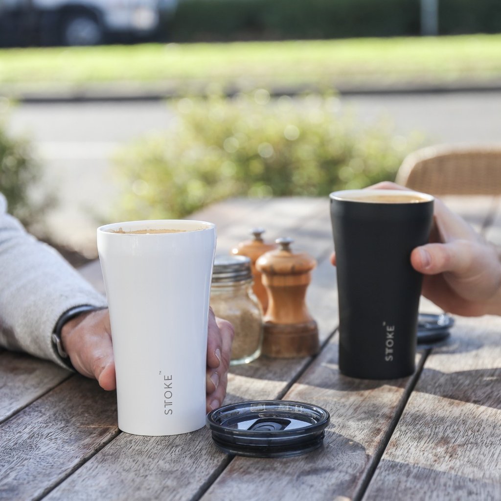 STTOKE Ceramic Reusable Shatterproof Cup